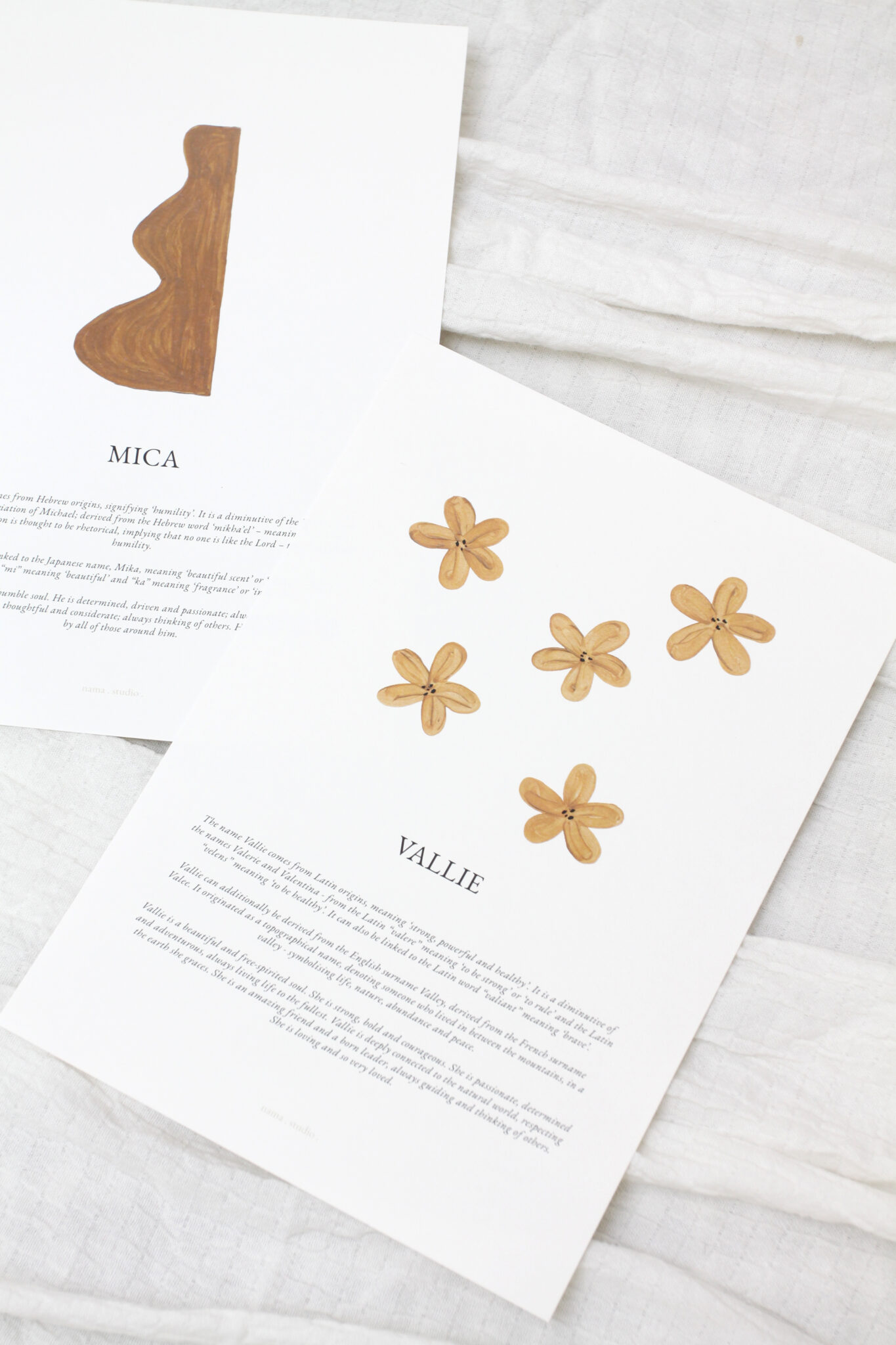 BROWN FLOWERS – NAMA STUDIO